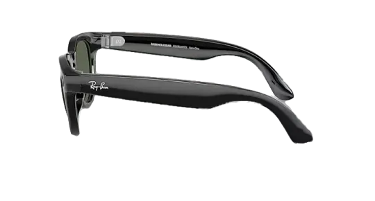 Ray Ban Ray-Ban Meta Low Bridge Fit Headliner 'shiny Black Lenses G-15 ...