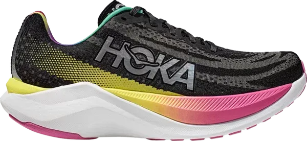Hoka Mach X Black/Silver | Hype Fly India