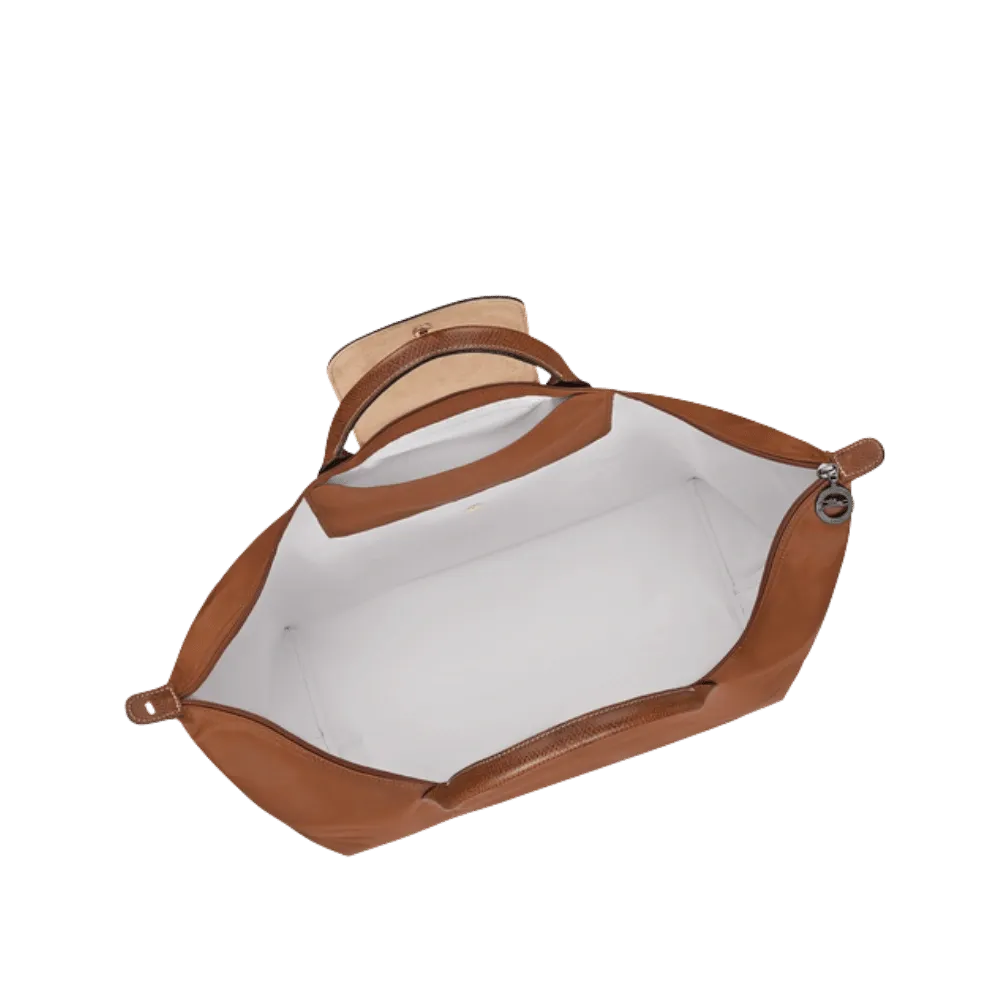 Longchamp Le Pliage Original L Travel Bag Cognac - Recycled Canvas ...