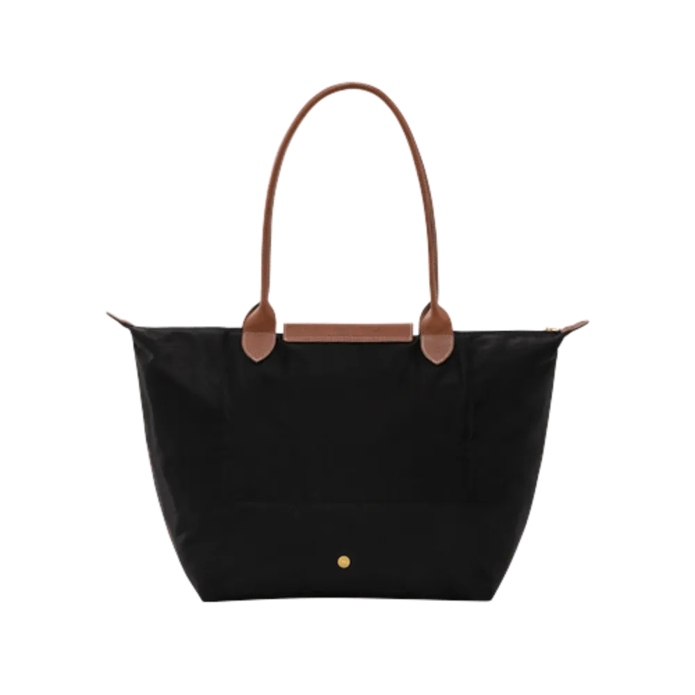 Longchamp Le Pliage Original M Tote Bag Black - Recycled Canvas Price ...