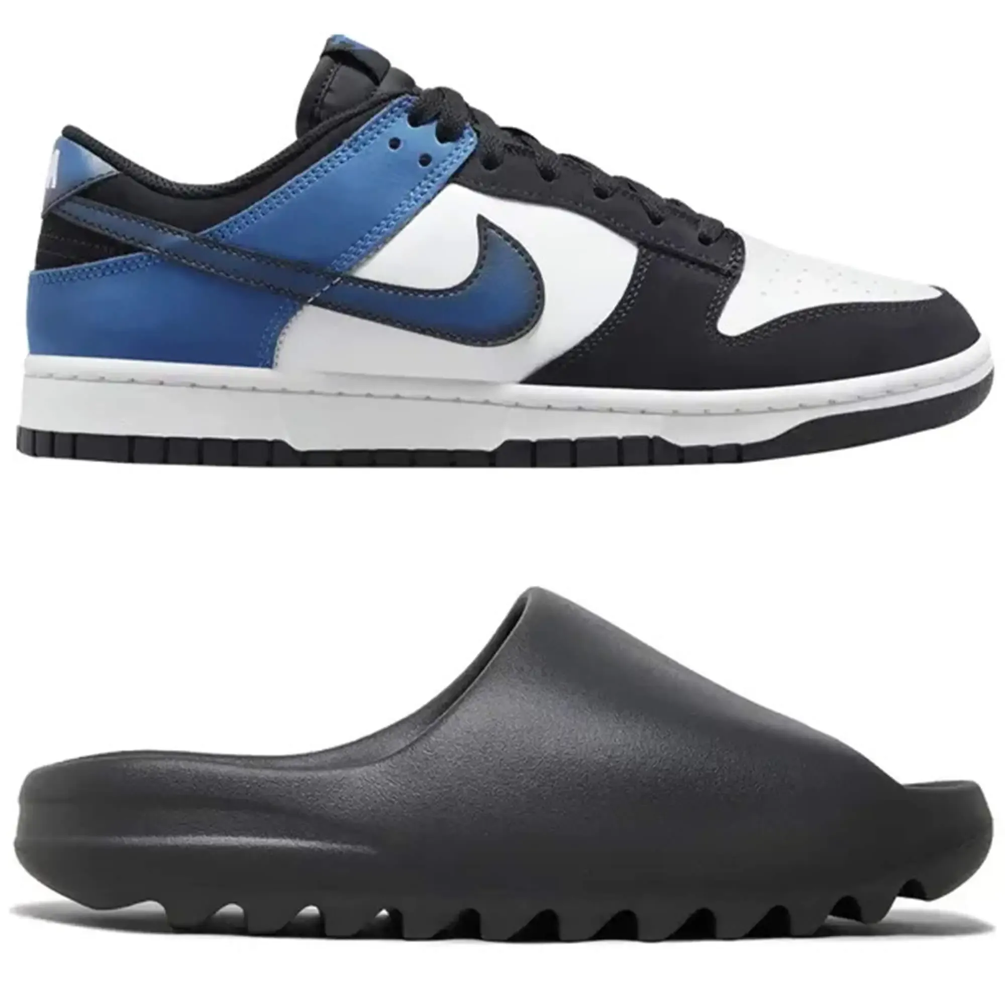 Buy Industrial Blue Dunk Slate Grey Slide Pack now | Hype Fly India