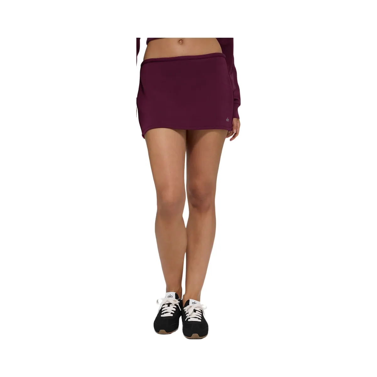 Alo Women's Track Star Mini Skirt - Burgundy Price in India | Culture ...
