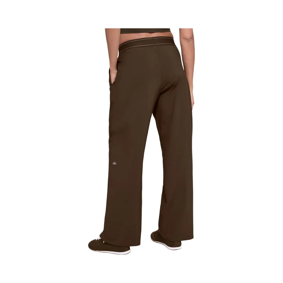 Alo Women's Suit Up Trouser (Regular) - Espresso Price in India ...