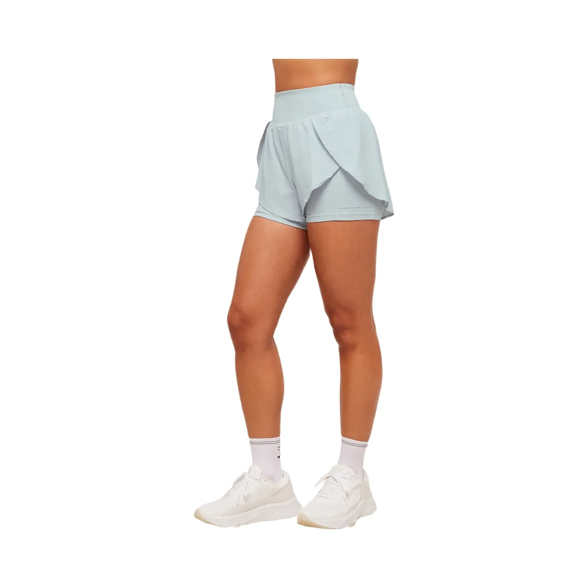 Gymshark Running 2-In-1 Shorts - Smoke Blue Price in India | Culture Circle