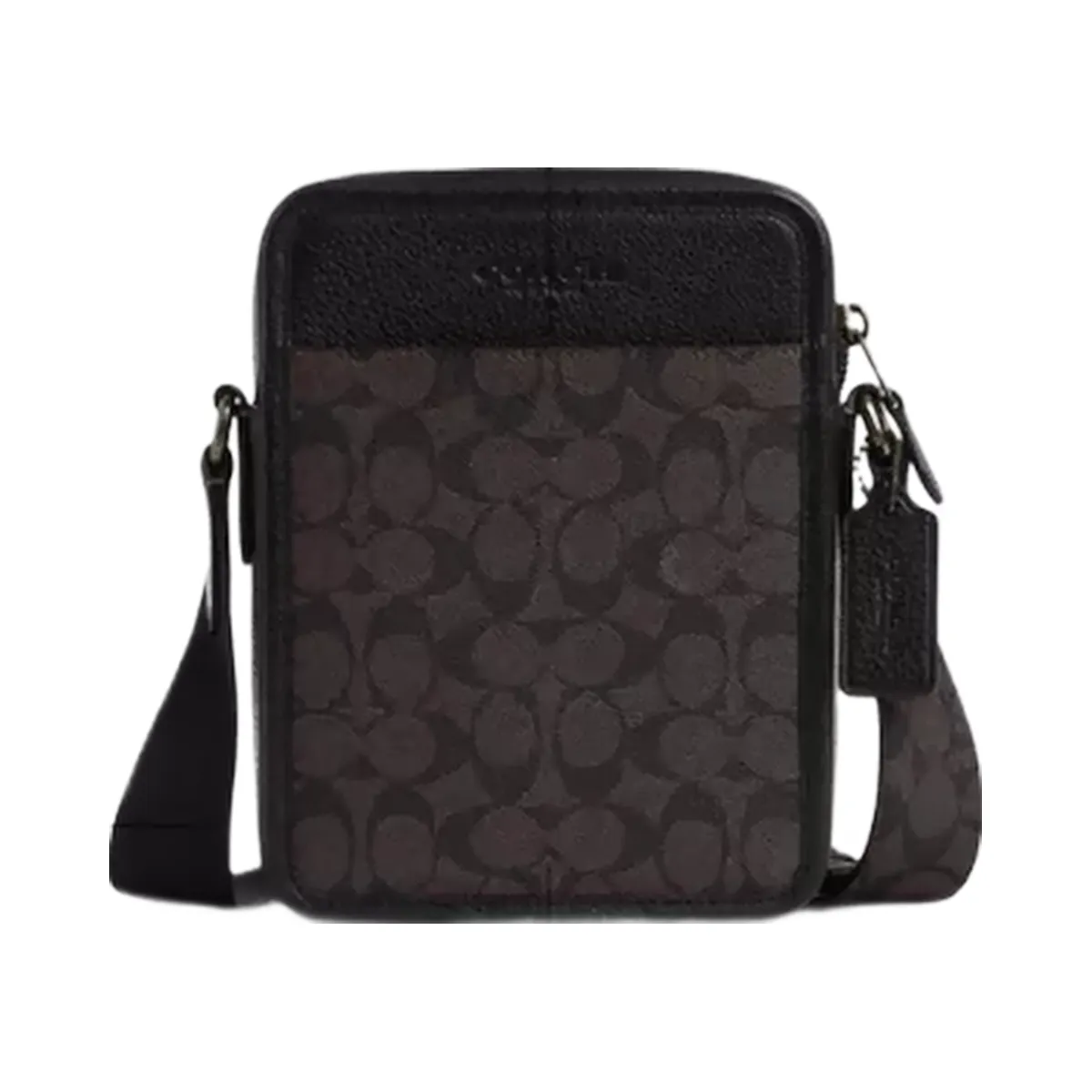 Coach Sullivan Crossbody Bag In Signature Canvas In Gunmetal Walnut ...