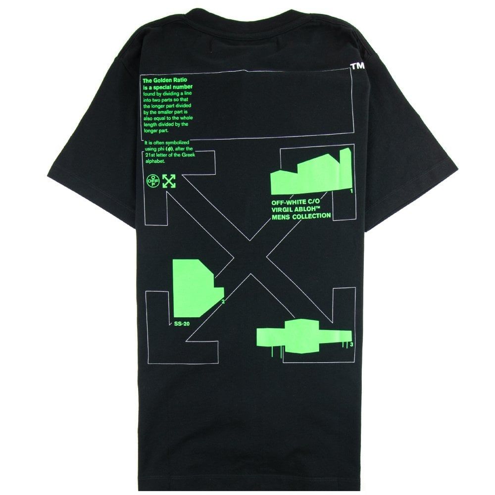 Buy Off White Arch Shapes Oversized Black Tee now | Hype Fly India